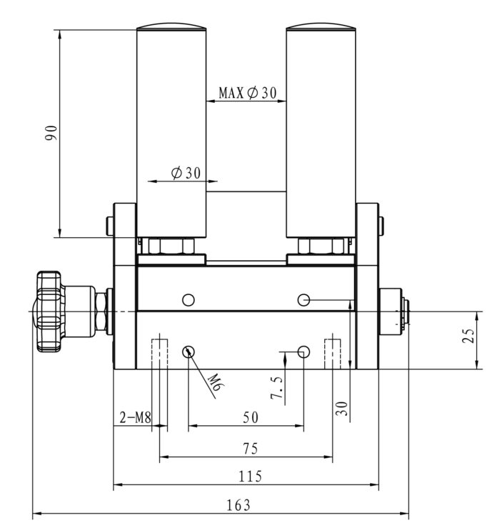 Adjustable 3-Roller Wire Guide - Cemanco