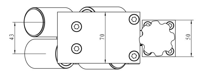 50mm - AG4-50-45 - Cemanco